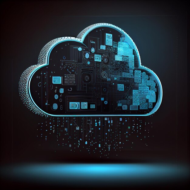 Premium Photo | Cloud computing technology conceptgenerative ai Premium Photo | Cloud computing technology conceptgenerative ai