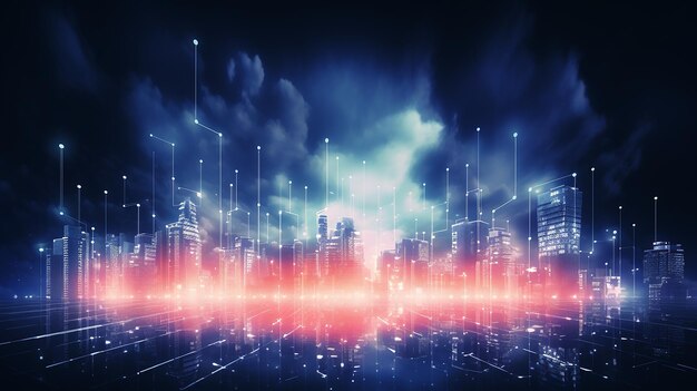Premium AI Image | Cloud Computing Transformation Premium AI Image | Cloud Computing Transformation