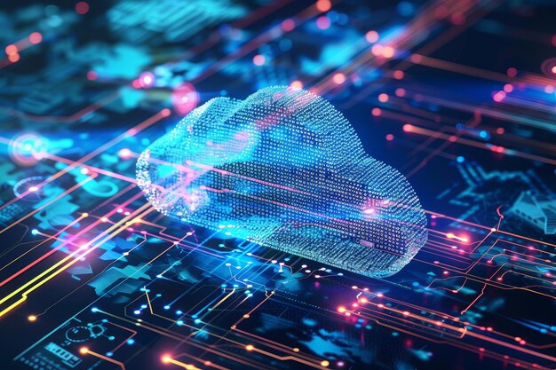 Premium Photo | Cloud and edge computing technology concept with ... Premium Photo | Cloud and edge computing technology concept with ...