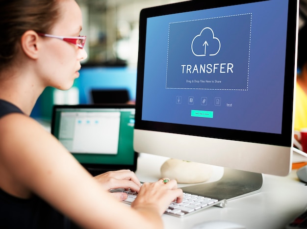 Premium Photo | Cloud Network Data Backup Concept Premium Photo | Cloud Network Data Backup Concept