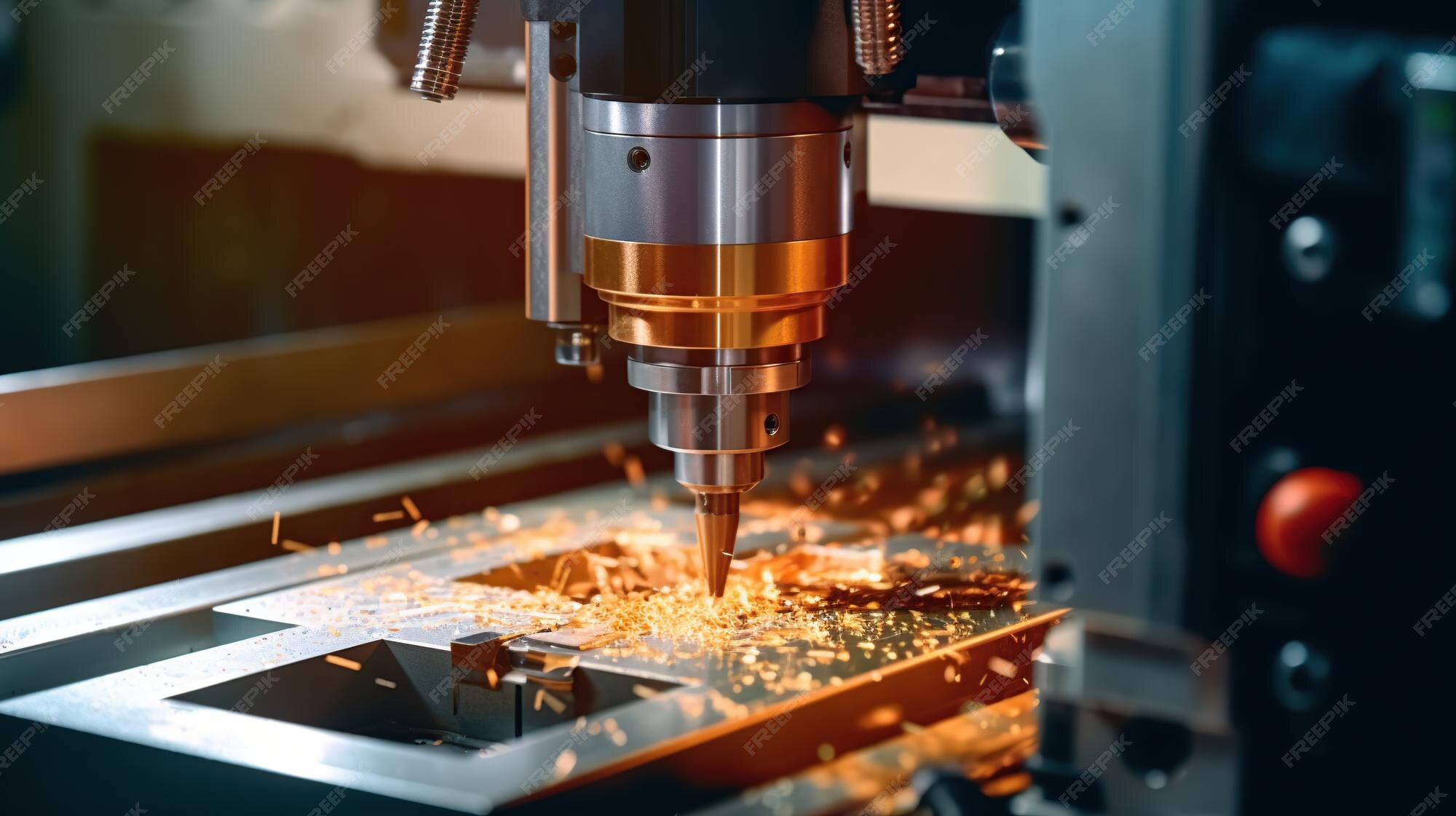 Premium AI Image | Cnc Turning drill Generative AI Premium AI Image | Cnc Turning drill Generative AI