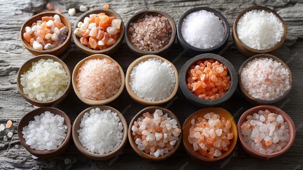 Premium Photo | Coarse Sea salt on wooden plate Sea salt Epsom salt ... Premium Photo | Coarse Sea salt on wooden plate Sea salt Epsom salt ...