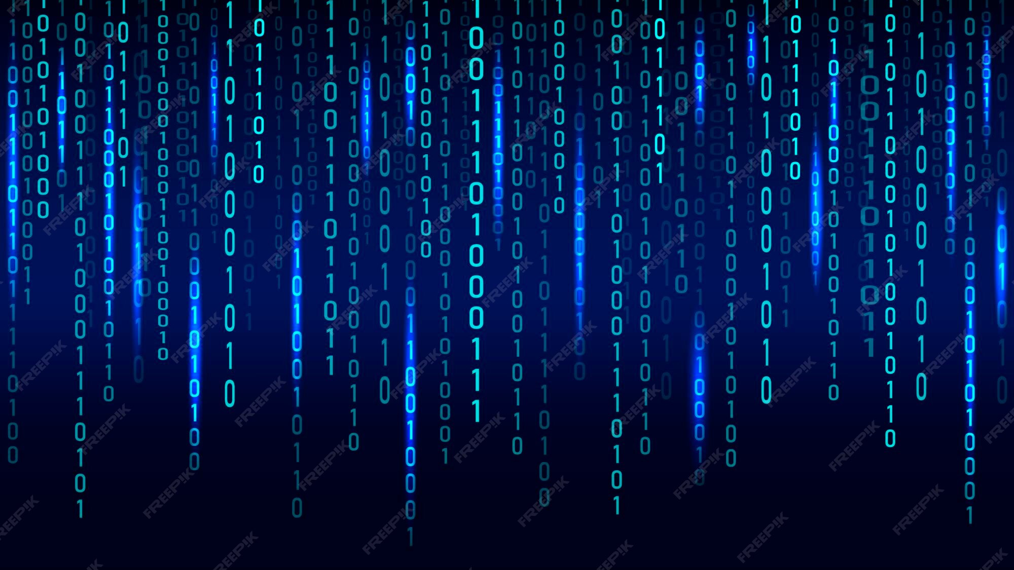 Premium Photo | The code of the background matrix falling from the top ...