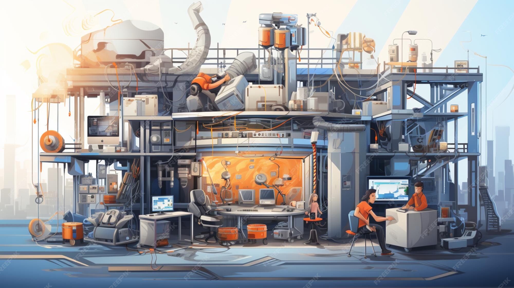 Premium Photo | Code testing cartoon banner. functional test ...