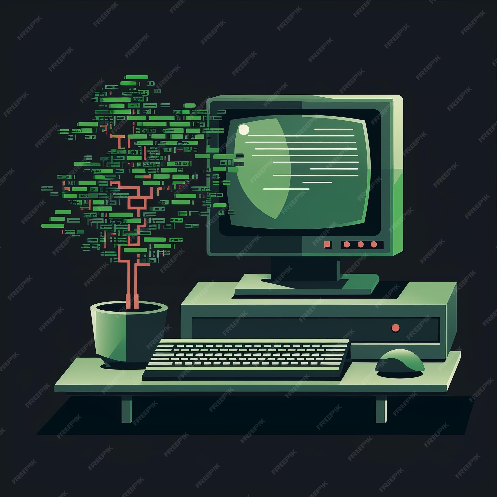 Premium AI Image | Coding in 2D Visualizing a Codebase with Stacked ...