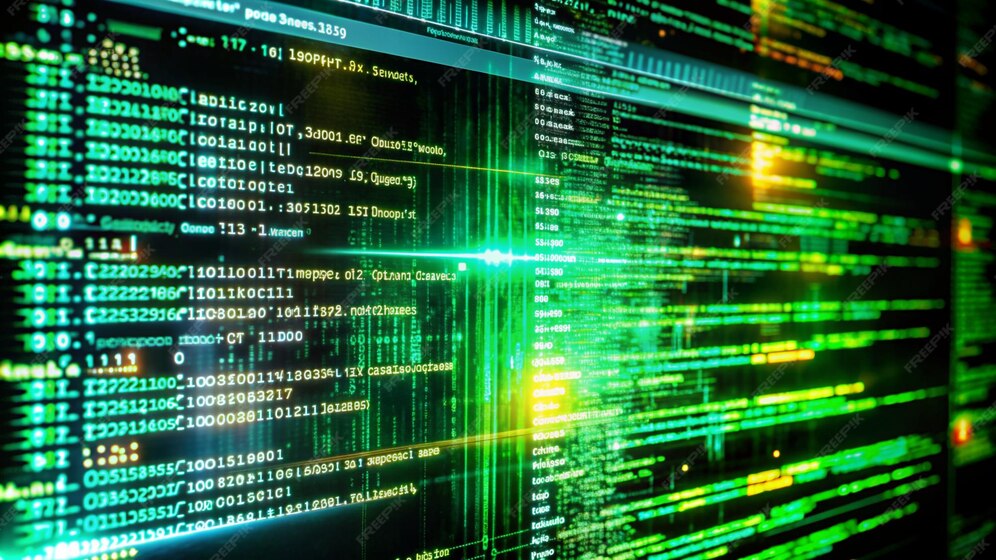 Premium Photo Coding Programming Source Code Screen Programming Code Abstract Screen Software