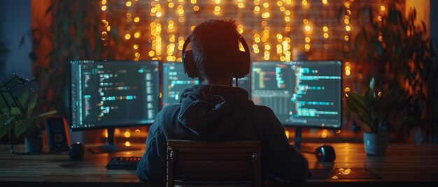 Premium Photo | Coding and programming technologies Designing websites ...