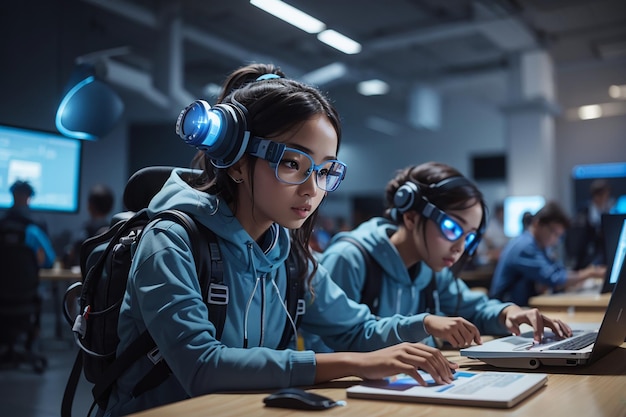 Premium Ai Image Coding For A Sustainable Future Futuristic Programming Classes With A Purpose