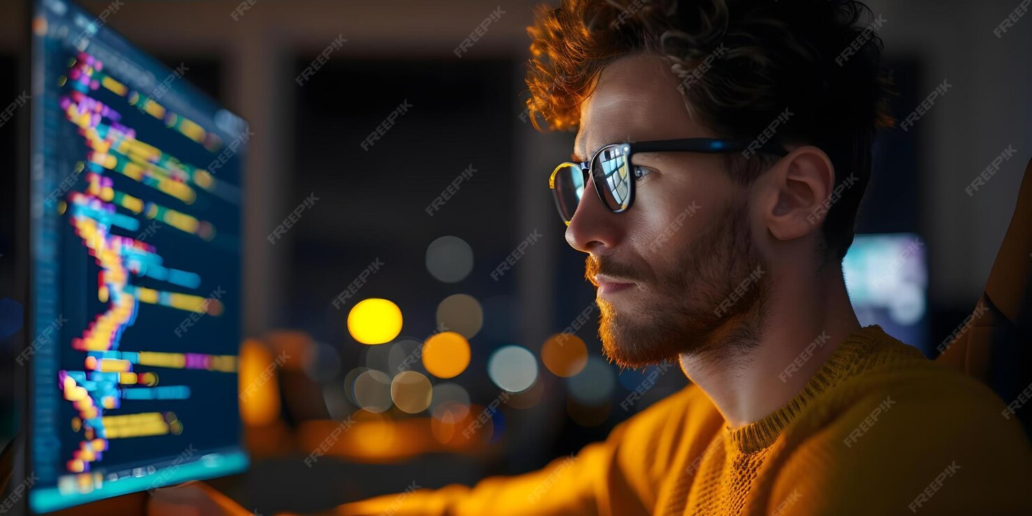 Collaborative Coding at a Hackathon Event Concept Collaborative coding Hackathon event Teamwork ...