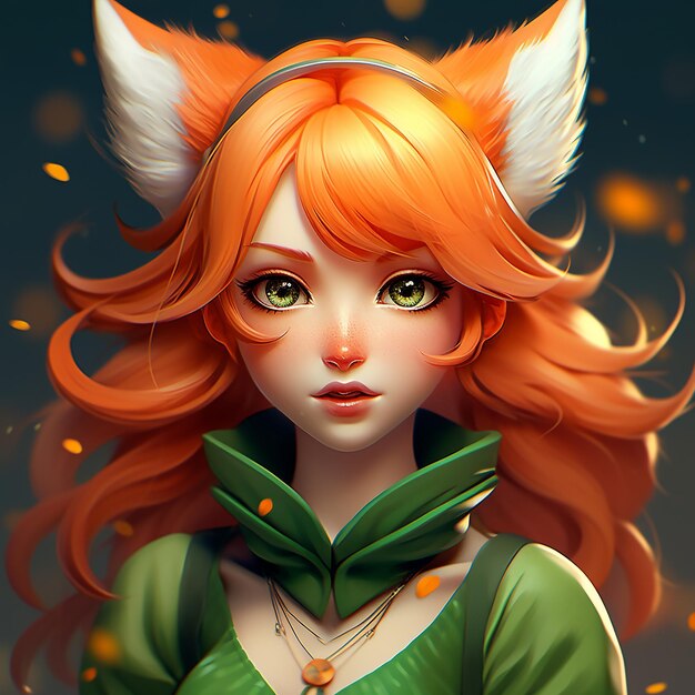 Premium Photo A Collection Of Cute And Vibrant Girl Cartoon Illustrations In Various Styles