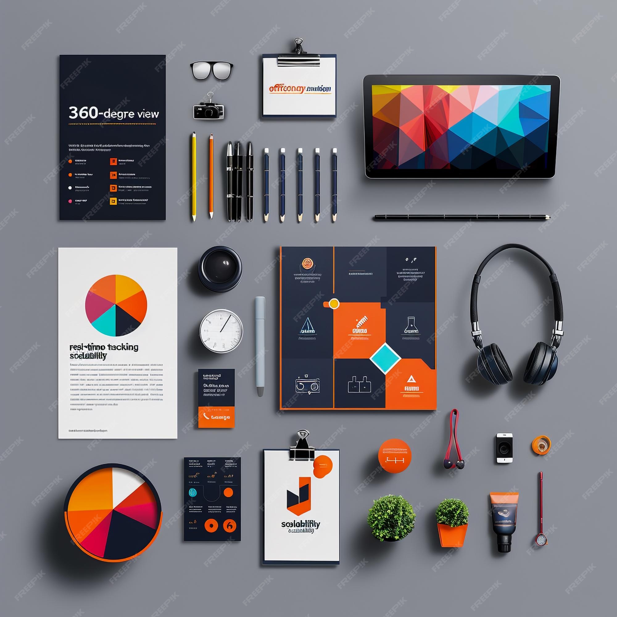 Premium Photo | A collection of various items including a book called x Premium Photo | A collection of various items including a book called x