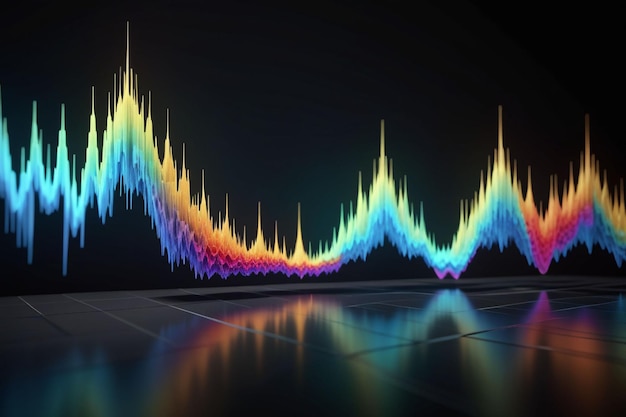 Premium Photo | Colorful 3d audio spectrum visualization abstract ... Premium Photo | Colorful 3d audio spectrum visualization abstract ...