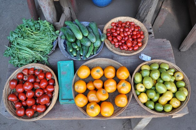 A colorful array of fresh vegetables | Premium AI-generated image A colorful array of fresh vegetables | Premium AI-generated image