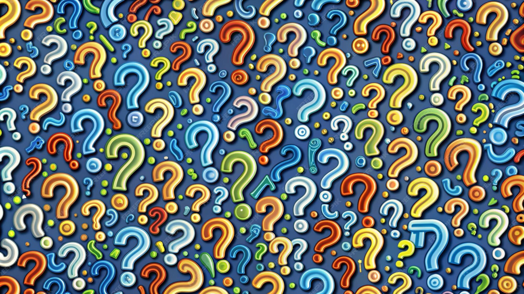 A colorful background with many question marks | Premium AI-generated image A colorful background with many question marks | Premium AI-generated image