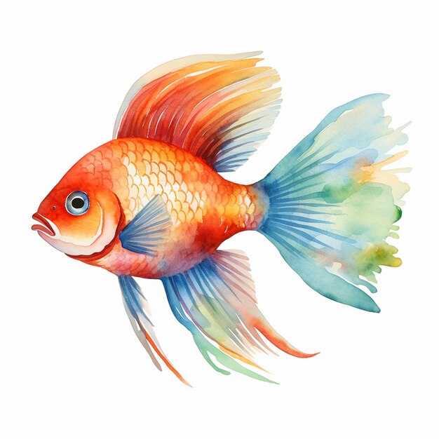 Premium AI Image | Colorful betta fish illustration Premium AI Image | Colorful betta fish illustration