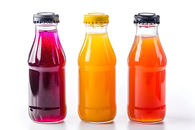 Colorful Bottled Beverages A Vibrant Trio of Refreshing Drinks ... Colorful Bottled Beverages A Vibrant Trio of Refreshing Drinks ...