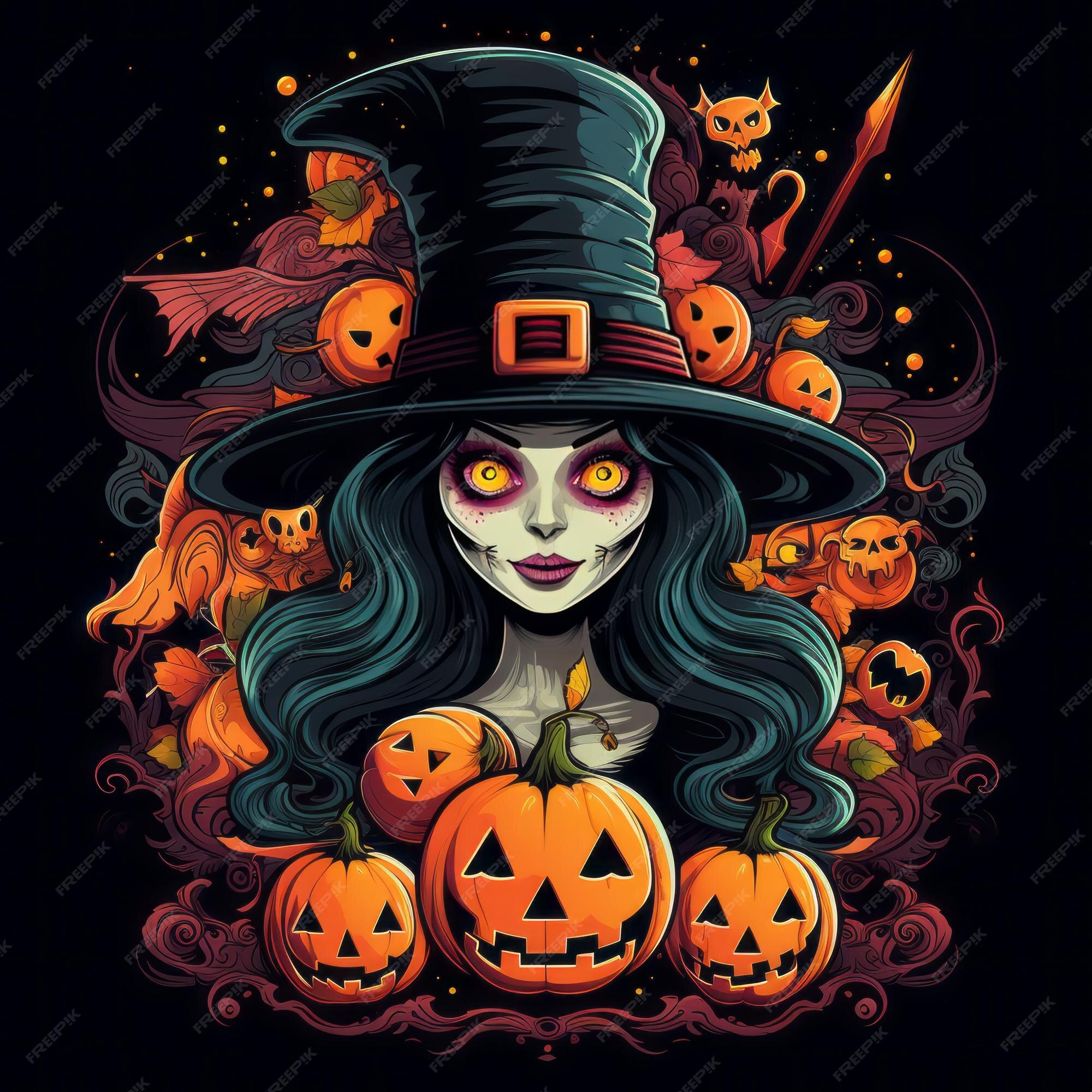 Premium Ai Image Colorful And Cute Halloween Clip Art In Vector