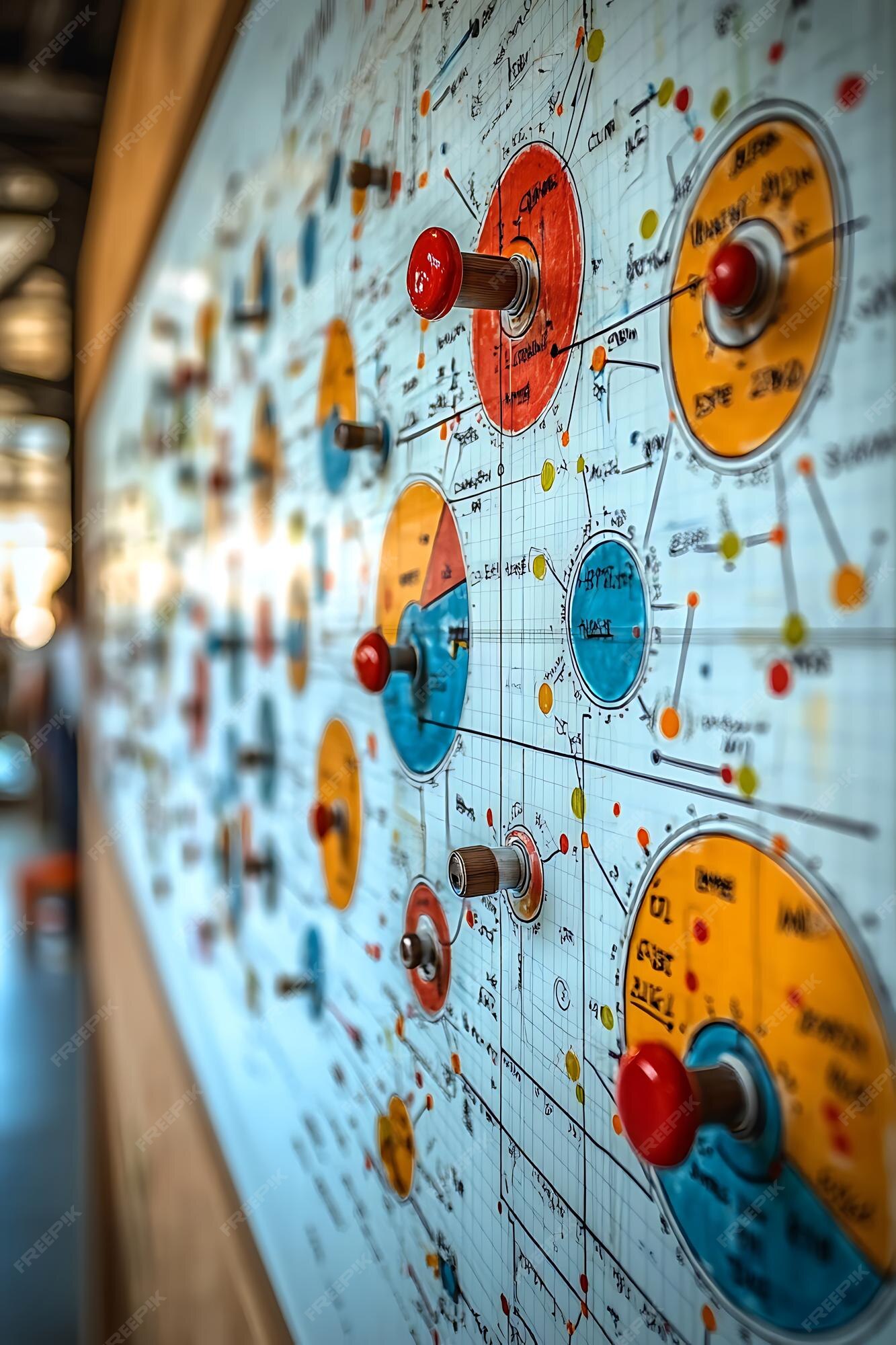 A colorful diagram with buttons illustrating interconnected concepts ... A colorful diagram with buttons illustrating interconnected concepts ...