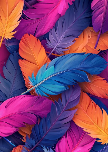 Premium Photo | Colorful feathers carnival background Premium Photo | Colorful feathers carnival background
