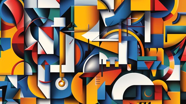 Premium Photo | Colorful geometric shapes and patterns fun and playful ... Premium Photo | Colorful geometric shapes and patterns fun and playful ...