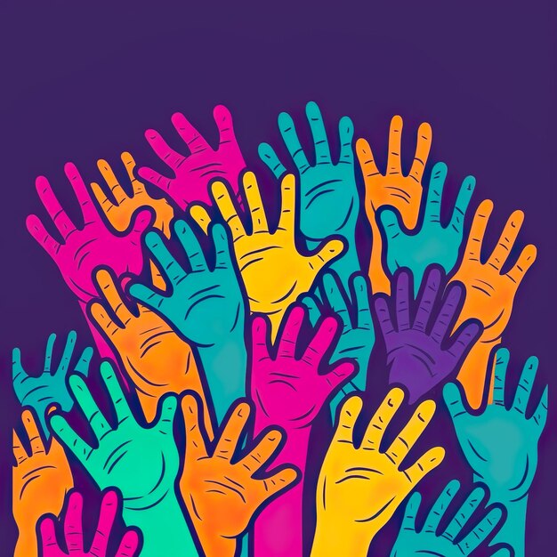 Premium Ai Image Colorful Pride Day Concept Illustration Ai Generated