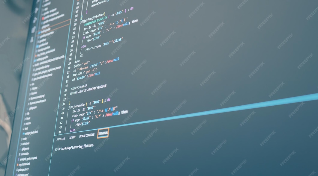 Premium Photo | Colorful programming code on a monitor backend programming software development ...
