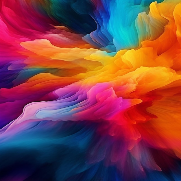 Premium AI Image | a colorful series of colors with a colorful background Premium AI Image | a colorful series of colors with a colorful background