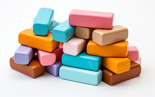 Premium Photo | Colorful Stack of Blocks Premium Photo | Colorful Stack of Blocks