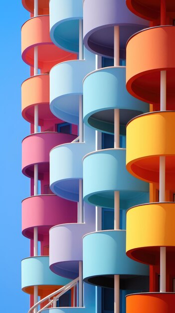 Premium Photo | A colorful stack of colorful cups Premium Photo | A colorful stack of colorful cups