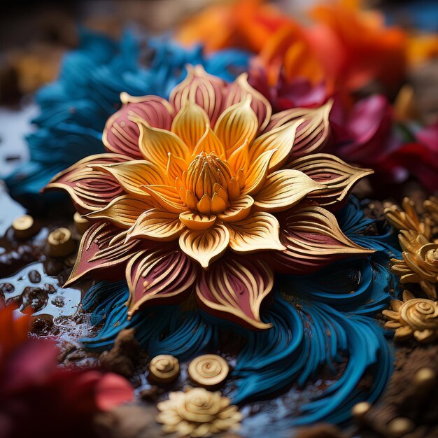 Premium Photo | Colorful Traditions Rangoli Magic Rangoli Photos Premium Photo | Colorful Traditions Rangoli Magic Rangoli Photos