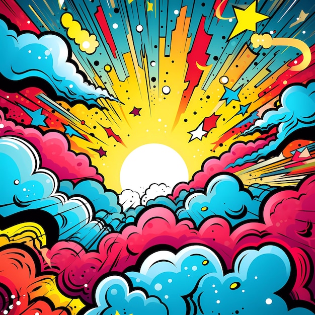 Premium AI Image | Comics illustration retro and 90s style pop art ... Premium AI Image | Comics illustration retro and 90s style pop art ...