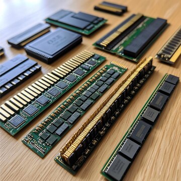 Comparison of different types of RAM modules like DDR3 DDR4 and DDR5 ...