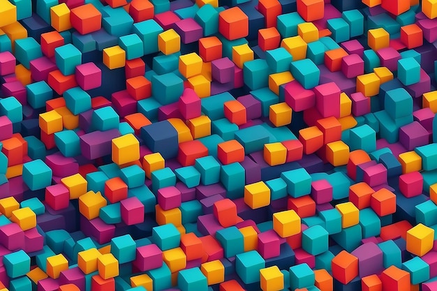 Premium Photo | Completely seamless abstract cube pattern Colorful ... Premium Photo | Completely seamless abstract cube pattern Colorful ...