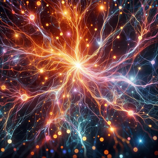 Complex Neural Network Interaction of Neurons in the Brain | Premium AI ... Complex Neural Network Interaction of Neurons in the Brain | Premium AI ...