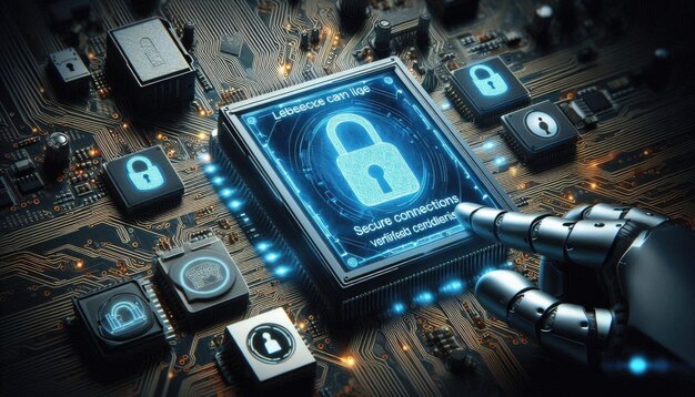 Premium Photo Comprehensive Cybersecurity Safeguarding Connections