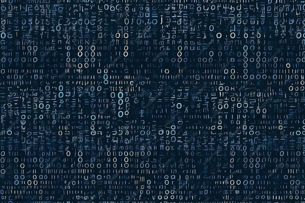 Premium Photo | Computer data pattern Binary code seamless vector background Zero one encryption ...