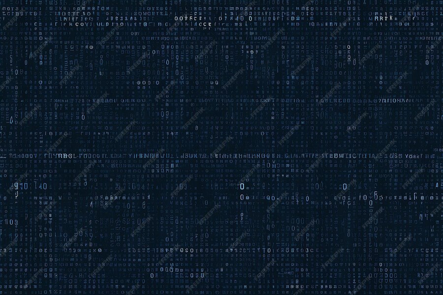 Premium Photo | Computer data pattern Binary code seamless vector background Zero one encryption ...