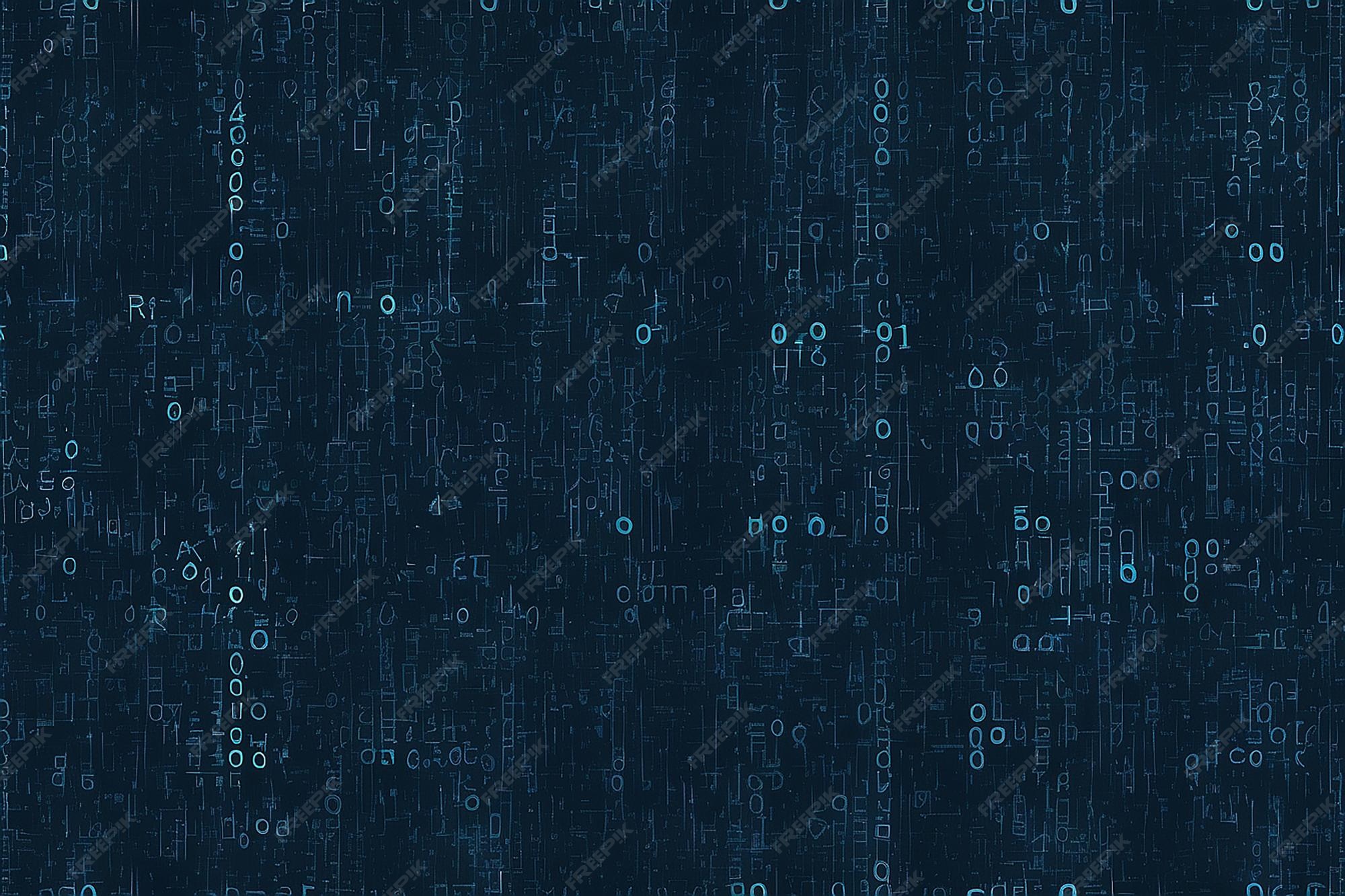 Premium Photo | Computer data pattern Binary code seamless vector background Zero one encryption ...
