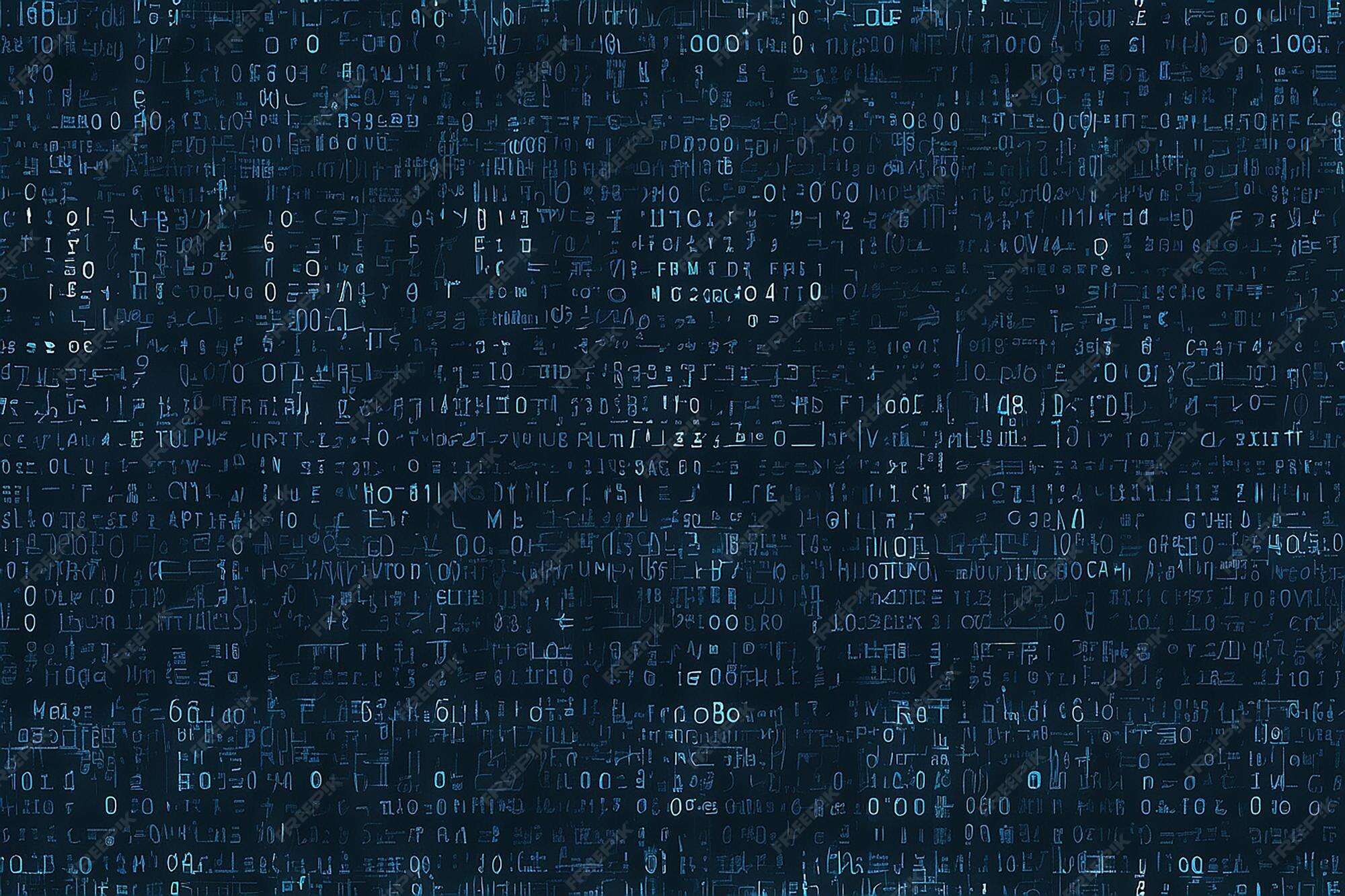 Premium Photo Computer Data Pattern Binary Code Seamless Vector