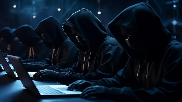 Premium AI Image | Computer hacker Premium AI Image | Computer hacker