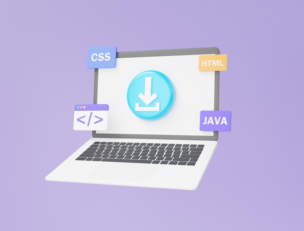 Premium Photo Computer Laptop Mock Up Web Uiux Design Software Developer Concept Coding