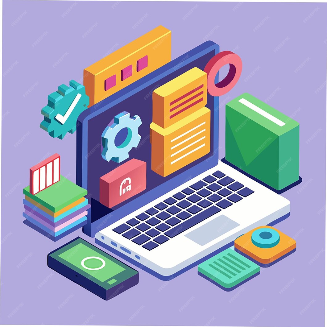 Computer laptop and program code development coding screen IT technologies website programming ...