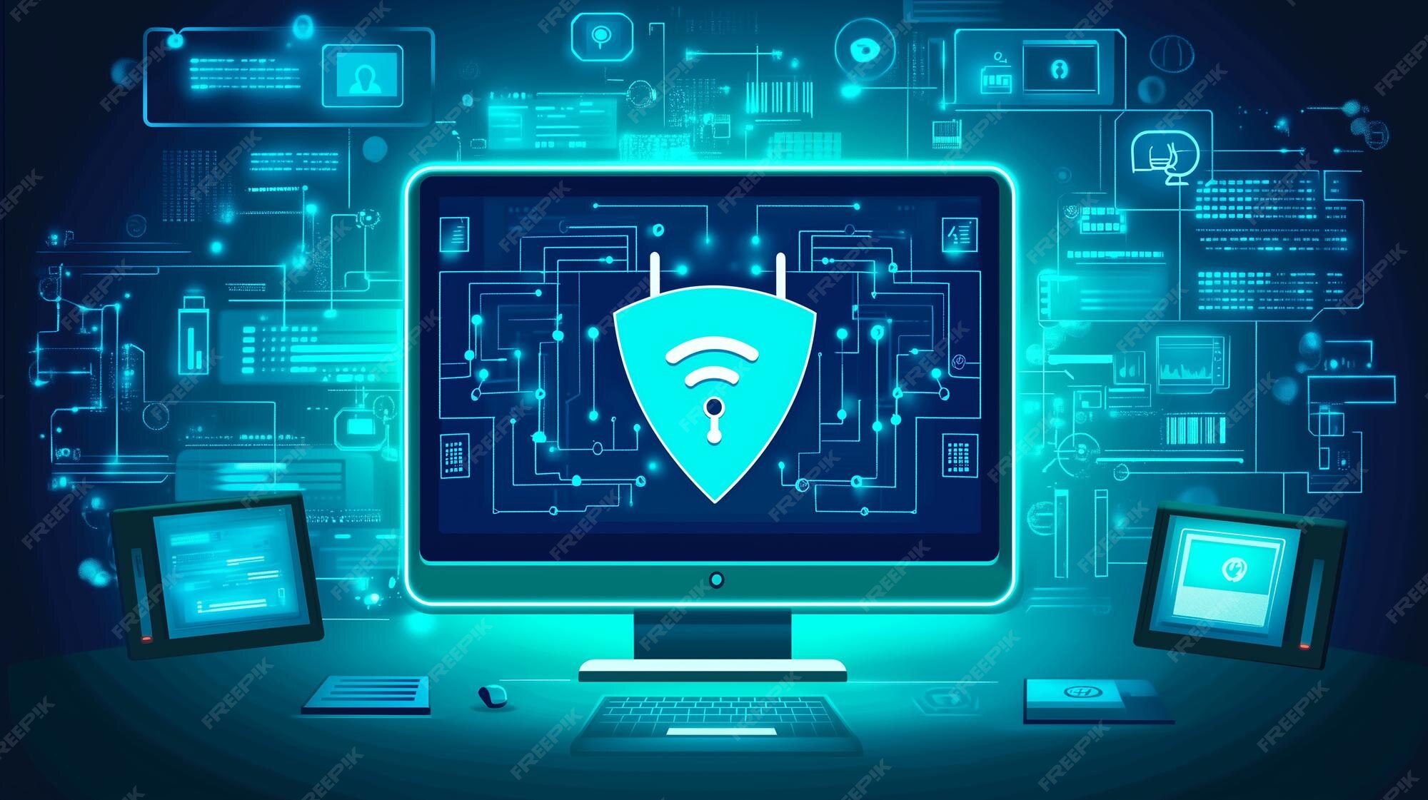 Computer Monitor With Binary Code And Computer Code Programming Code And Programming Concept