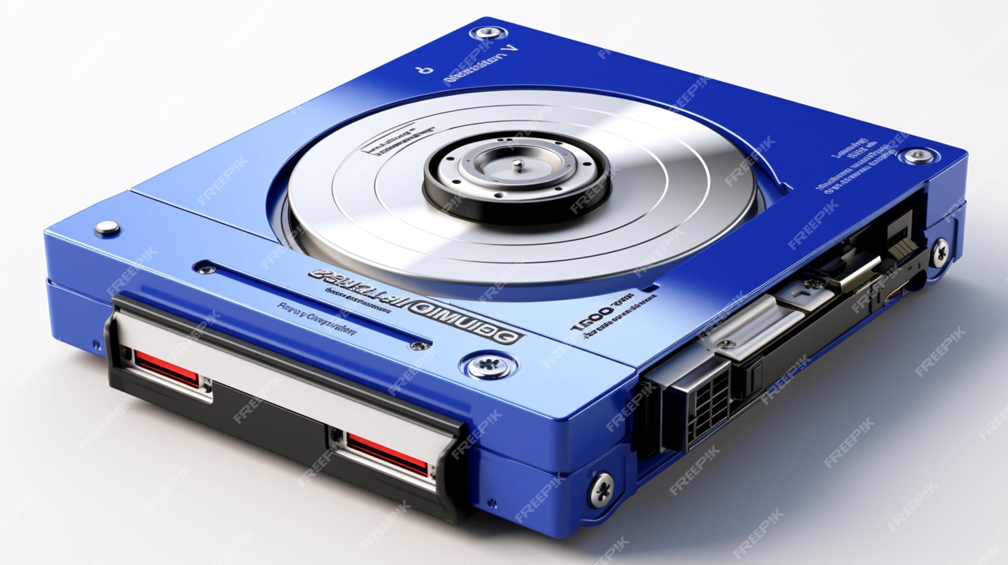 Premium AI Image | Computer Optical Disk Drive isolated on white background Premium AI Image | Computer Optical Disk Drive isolated on white background