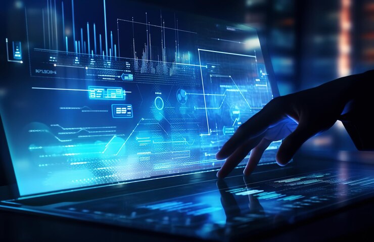 Premium Ai Image Computer Programmer Coding On Modern Computer With Ai Artificial Intelligence