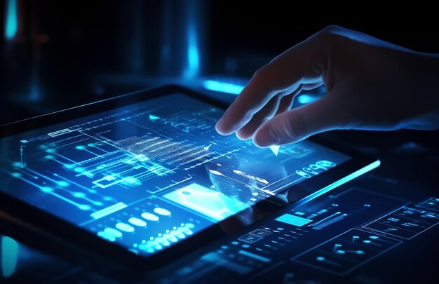 Premium Photo Computer Programmer Coding On Modern Computer With Ai Artificial Intelligence