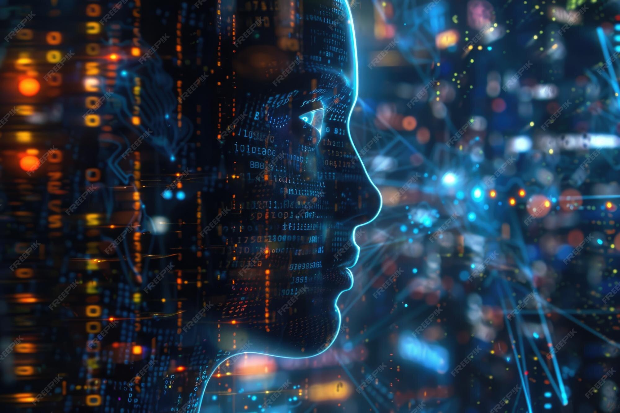 Computer programmer using AI for data science and software development | Premium AI-generated image