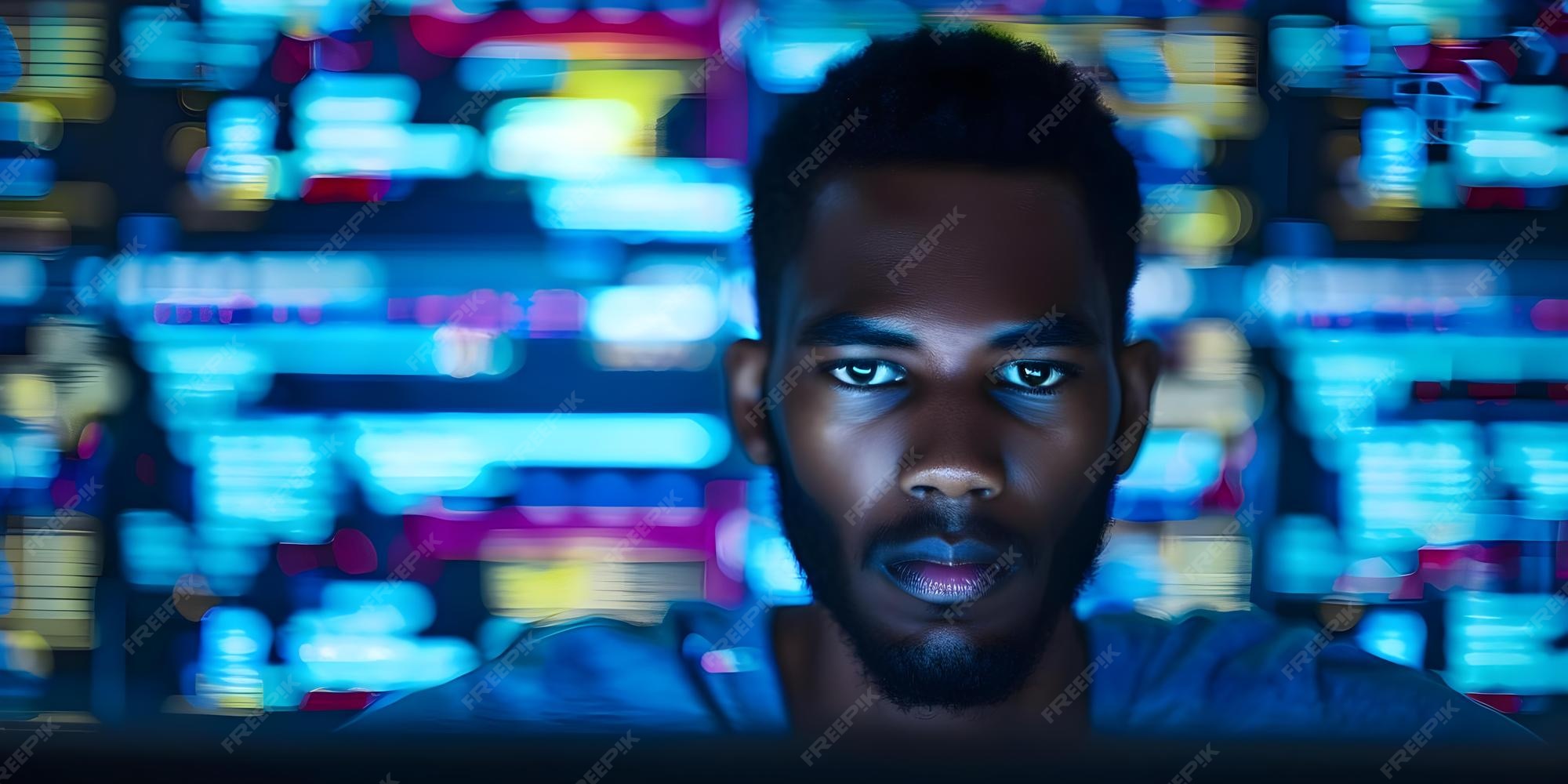 Computer Programmer Working On Software Development Or Cyber Security In Office Concept Software