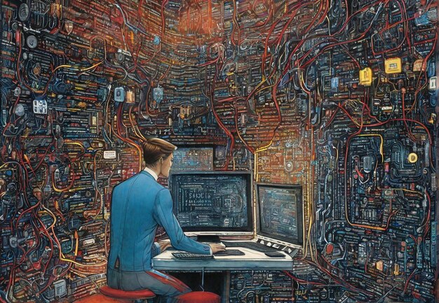 Premium AI Image | computer programmer Premium AI Image | computer programmer