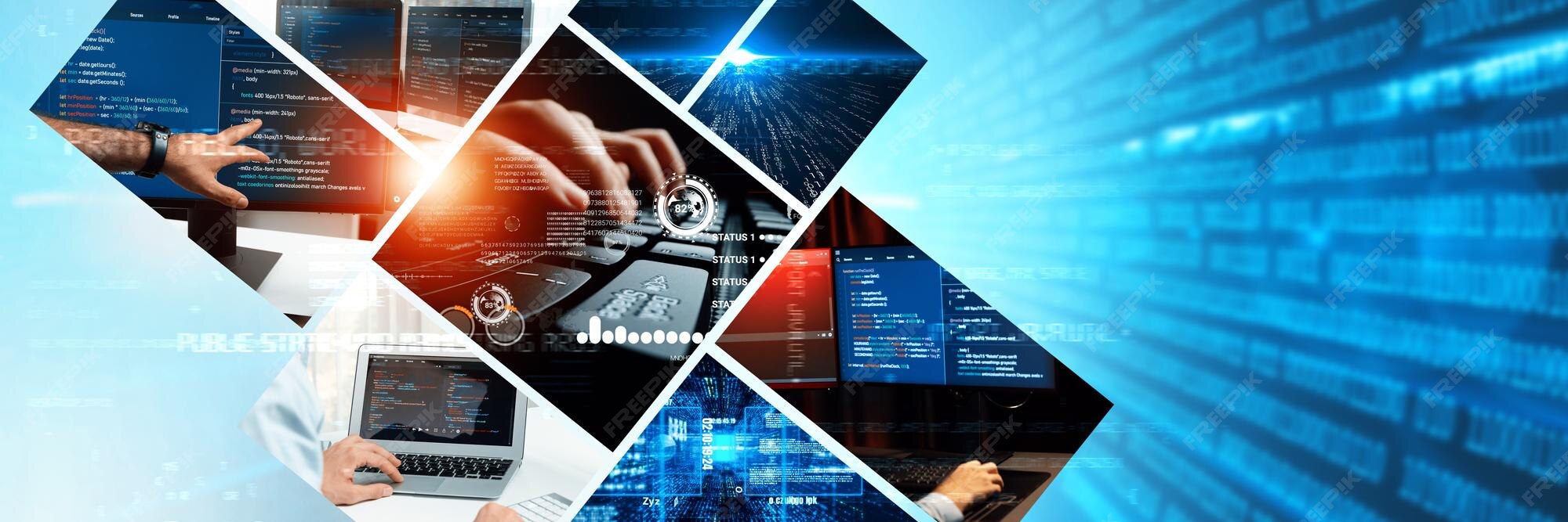 Premium Photo | Computer programming coding and AI artificial ...